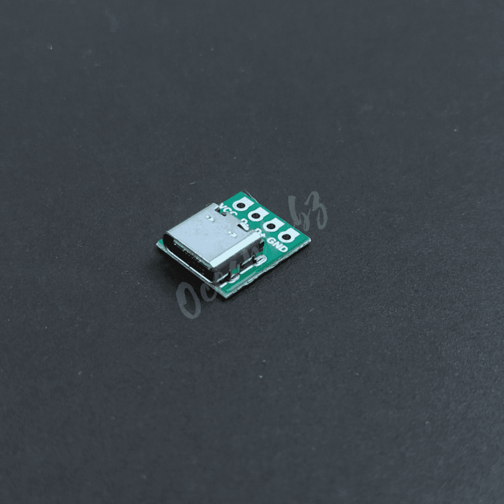 USB Type-C 4 Pin Female Connector Breakout Board (Fully Tested) - OceanLabz