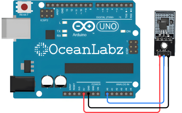 Interface LM35D Temperature Sensor with Arduino - OceanLabz