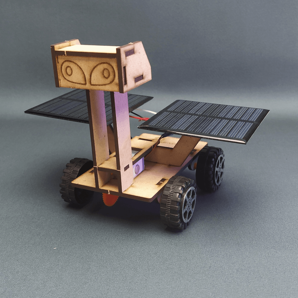 Moon Rover-Lunar Exploration New Assemble Creative Solar DIY Car Motor ...