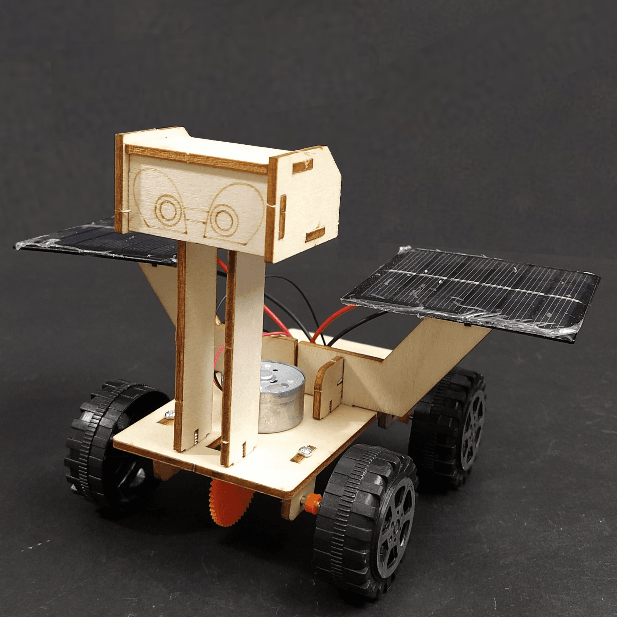 Lunar Exploration New Assemble Creative Solar DIY Car Motor Robot Kit ...