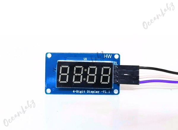 Interface 4 Digit 7 Segment Display Module With Arduino Oceanlabz 3839