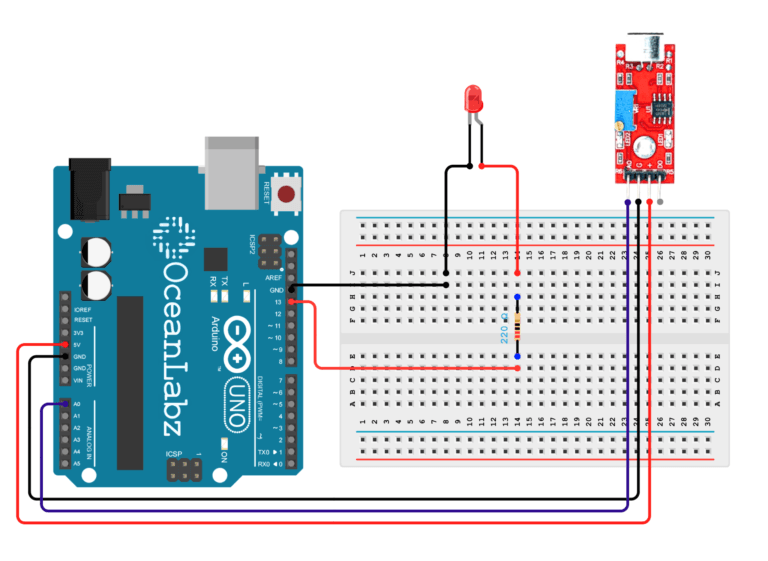 Interface Sound Detection Sensor with Arduino – OceanLabz
