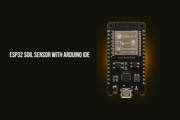 ESP32 Soil Sensor with Arduino IDE - OceanLabz