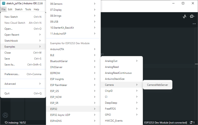 ESP32-S3 WROOM N16R8 Camera Web Server - OceanLabz