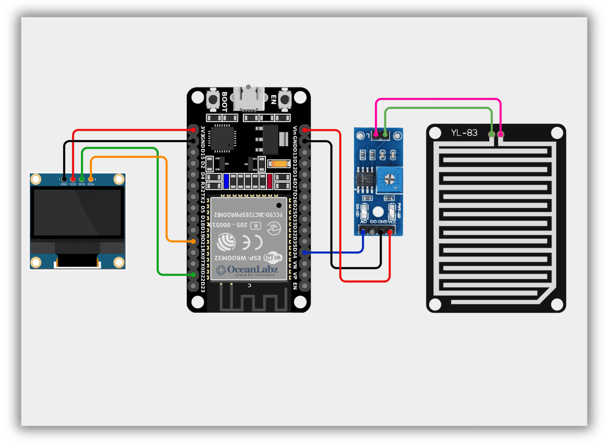 ESP32 Rain Drop with Arduino IDE - OceanLabz