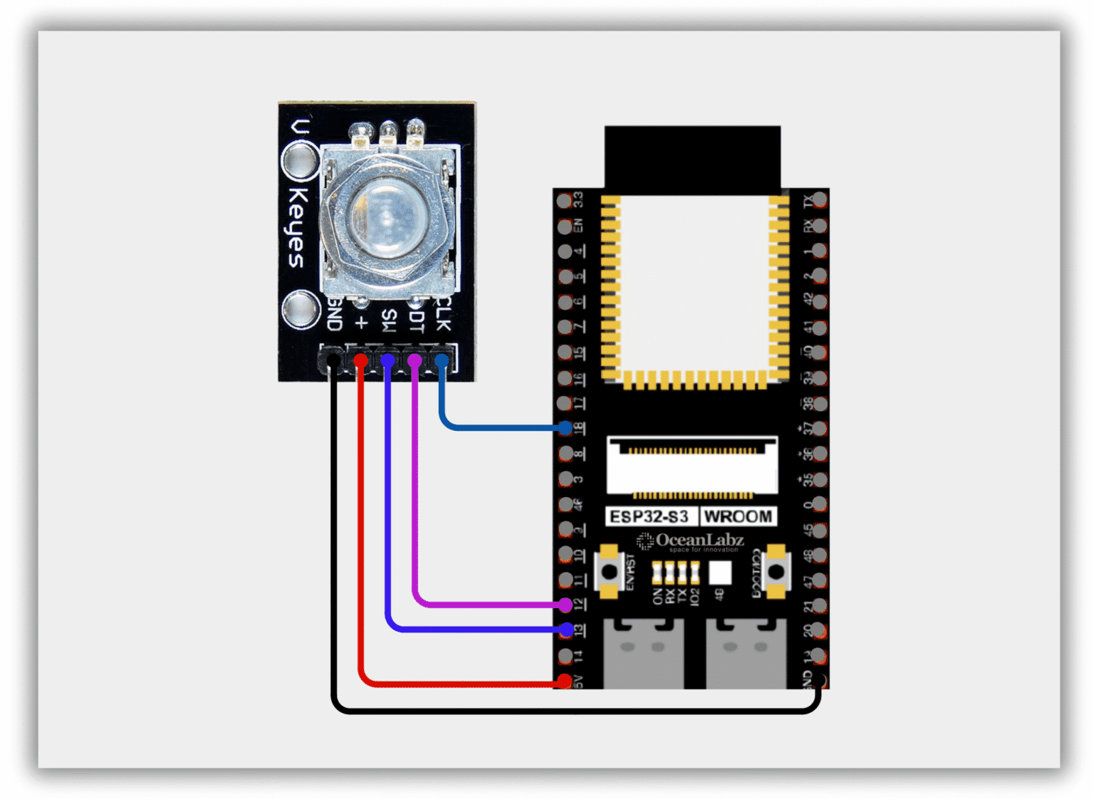 ESP32-S3 Rotary Encoder with Arduino IDE - OceanLabz