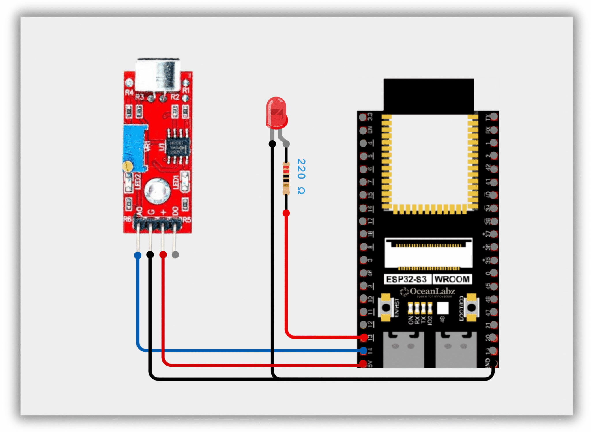 ESP32-S3 Sound Detection Sensor with Arduino IDE - OceanLabz