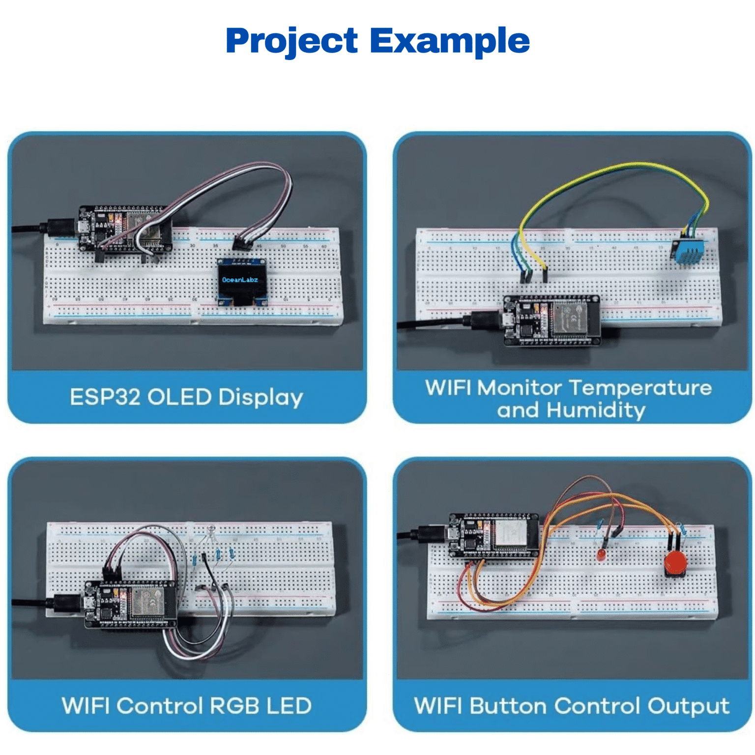 DIY Wireless IOT Ultimate Starter Kit with ESP32 Controller Board with ...