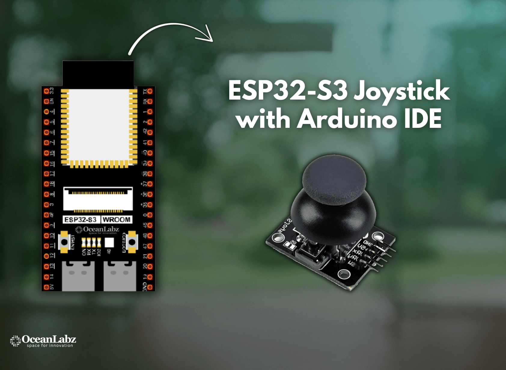 ESP32-S3 Joystick with Arduino IDE - OceanLabz