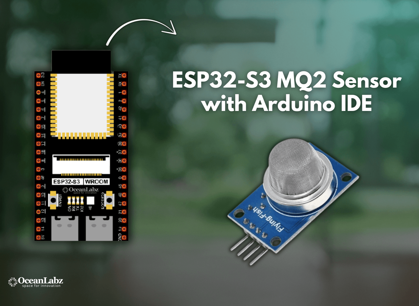 ESP32-S3 MQ2 Sensor with Arduino IDE - OceanLabz